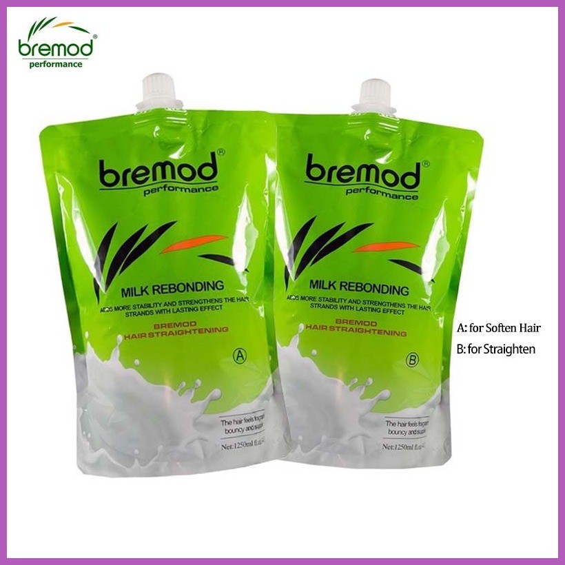 § ☃ Bremod Rebonding Set A+B 1250ml Milk & Classic +Bremod Hair ...