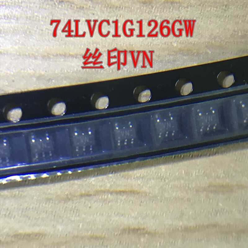 74C1G126GW logic gate chip, bipolar transistor IC, silk screen VN ...