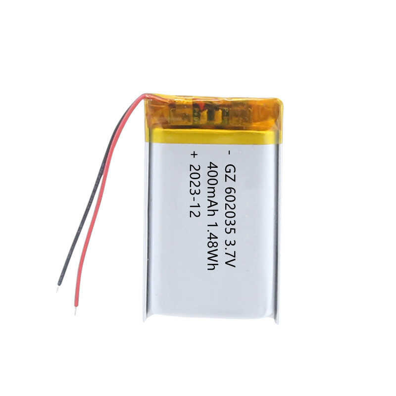 Polymer 602035 Lithium Battery 400Mah 3.7V Suitable For Massage ...