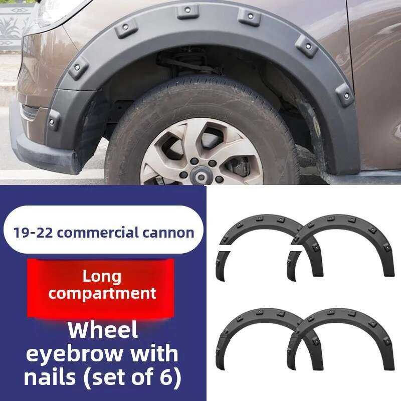 Tt Matte Black Fender Flare Arch For Great Wall GWM Poer 2020-2023 ...