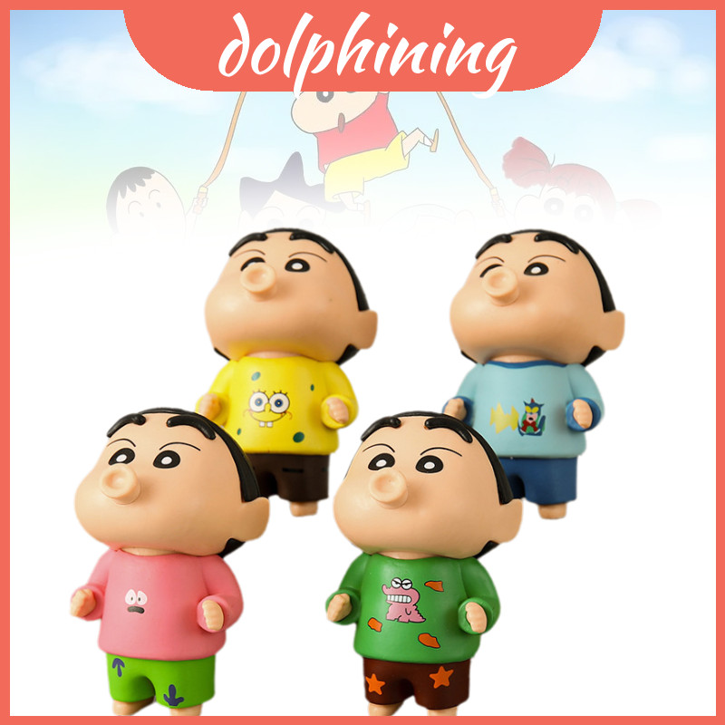Adorable Pvc Shin-chan Figure Collectible Cute Cartoon Character ...