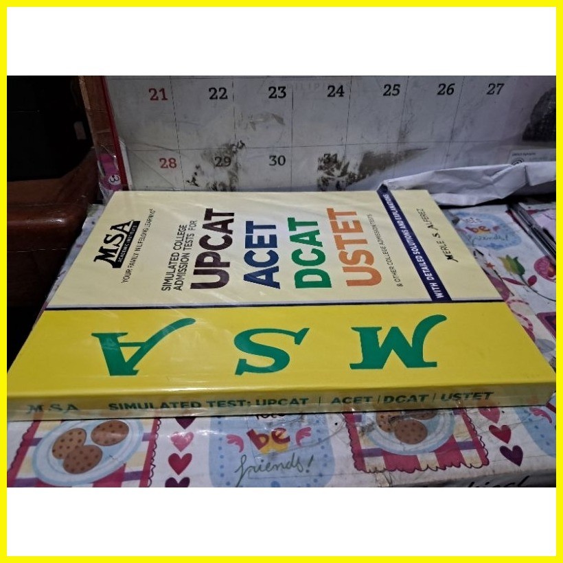 ∆ ♀ MSA COLLEGE ENTRANCE TEST EXAM UPCAT ACET DCAT USTET 2022 & 2024 ...