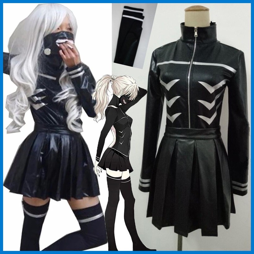 Tokyo Ghoul Cosplay Kaneki Ken Girl Uniforms Female Ken Kaneki Cosplay ...