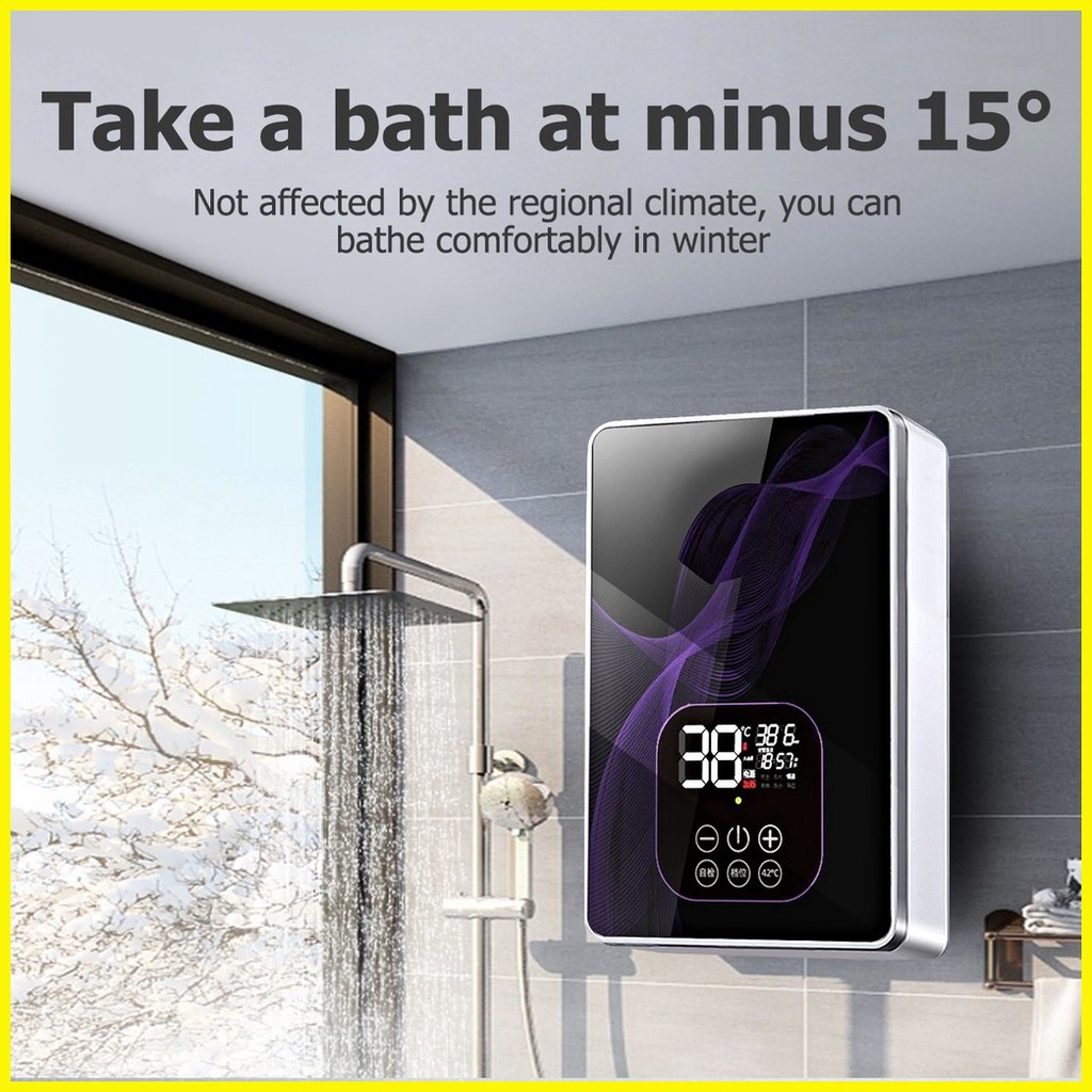 ♟ ஐ Water heater 6000W constant temperature instant electric heater ...