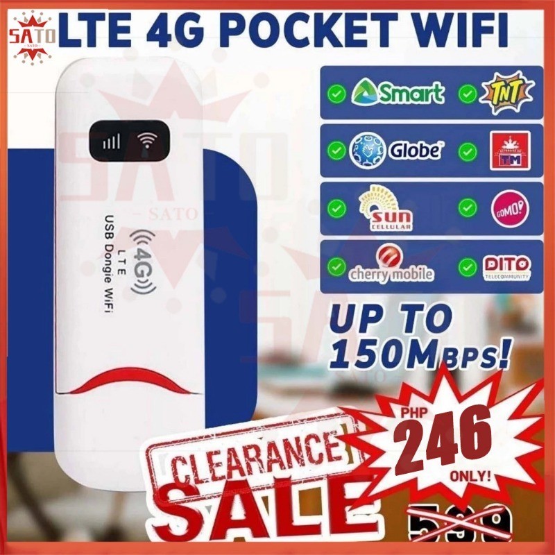 Wireless 4g Lte Wifi Router Modem SIM Card 150Mbps Usb Mini Pocket Wifi ...