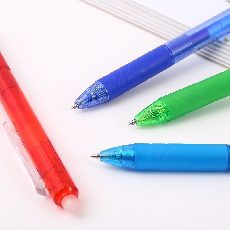 Erasable Gel Pens with 8 Colors Retractable Colorful Erasable Signature ...