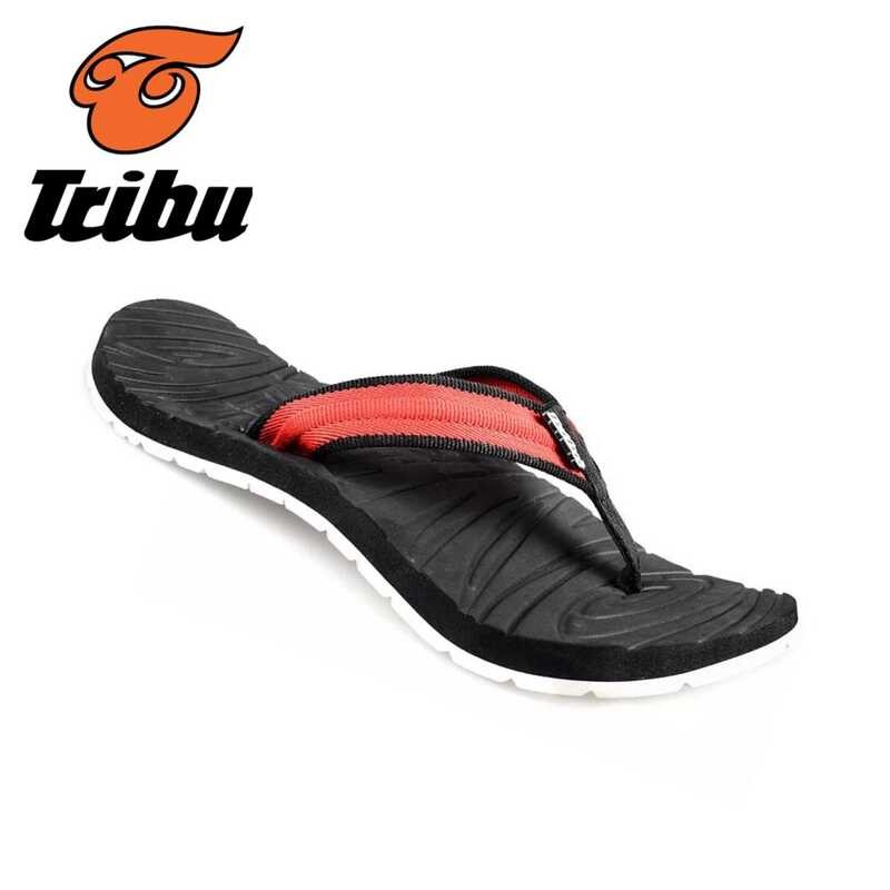Tribu Ykn 409 Black/Red Outdoor Slippers For Men & Women | Shopee ...