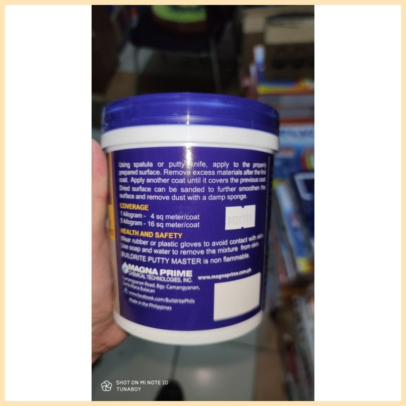 Buildrite 1KG Putty Master Joint Filler Plaster Wall Putty ...