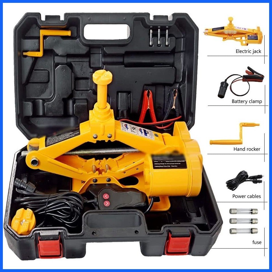 ⭐ REDTOOL Electric Car Jack, Electric Jack Hydraulic Jack Electric Car ...