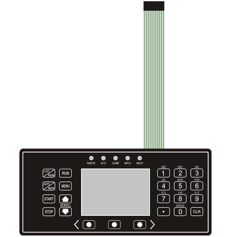Weighing controller membrane switch panel Weighing controller touch ...