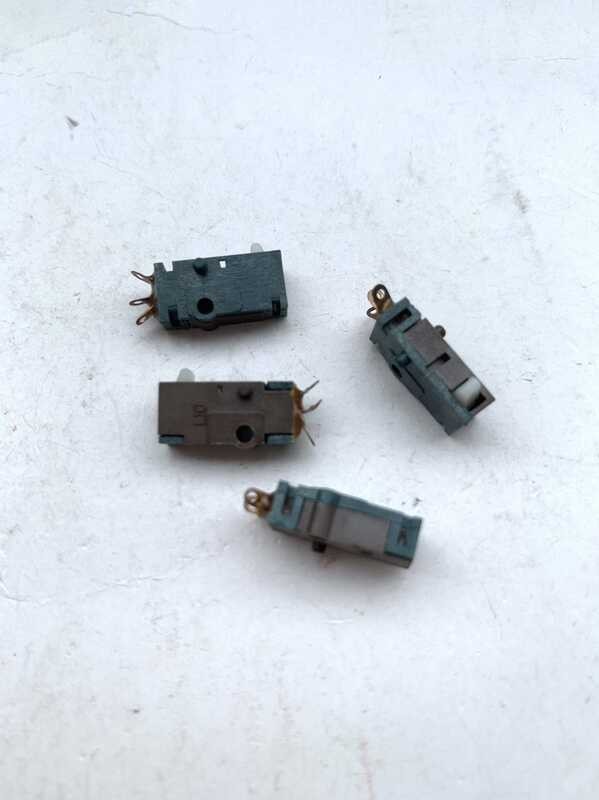 Hand microphone PTT button micro switch 3 blade pure silver contacts ...