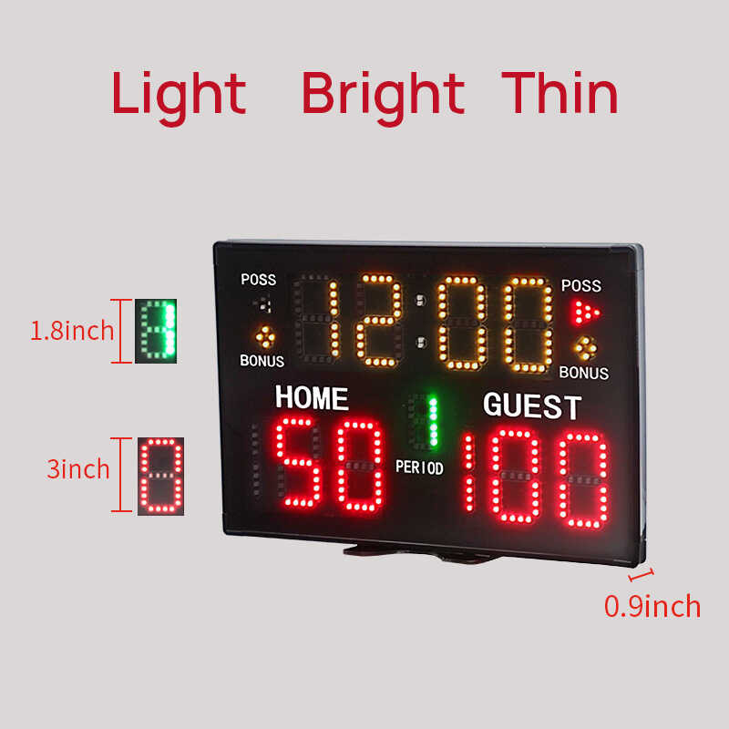Hot-Selling Yizhi Scoreboard Basketball Shooting Clock Boxing Ball LED ...