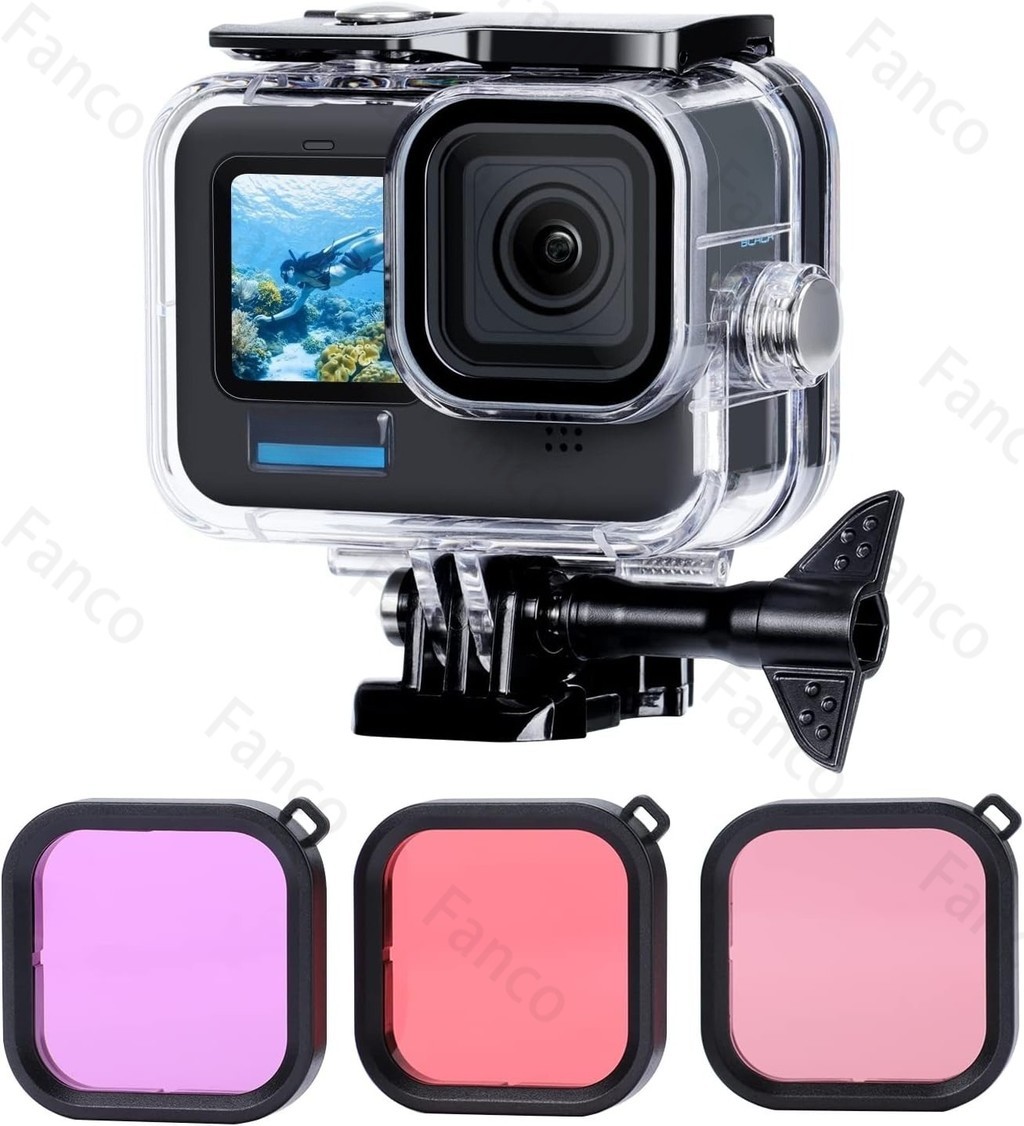 Waterproof Case for GoPro Hero 13/12/11/10/9 -60M/196FT Underwater Deep ...
