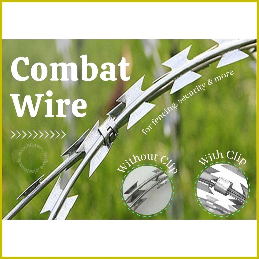 Combat Wire ️ Military Barbed Wire ️ Razor Wire ️ Blade Wire️ Security ...