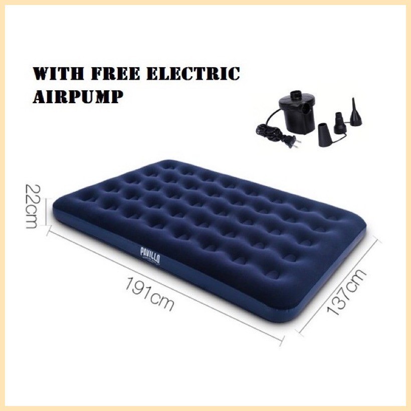 Bestway Double Bed Inflatable Airbed with FREE Electric Airpump #67002 ...