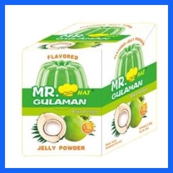 § Mr.Hat Gulaman Buko Pandan Jelly Powder ( 10s x 25g ) | Shopee ...