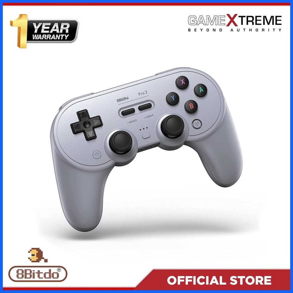 ☪ 8Bitdo Pro 2 Bluetooth Gamepad (Gray Edition) for Switch/Windows ...