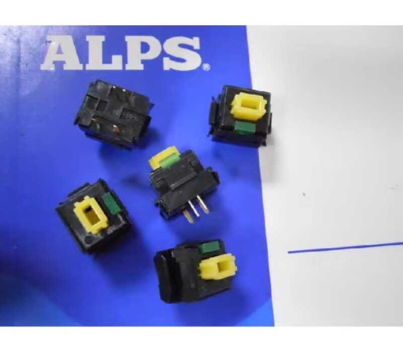 Original ALPS keyboard key switch SKCLFM000AA yellow pole silent ...