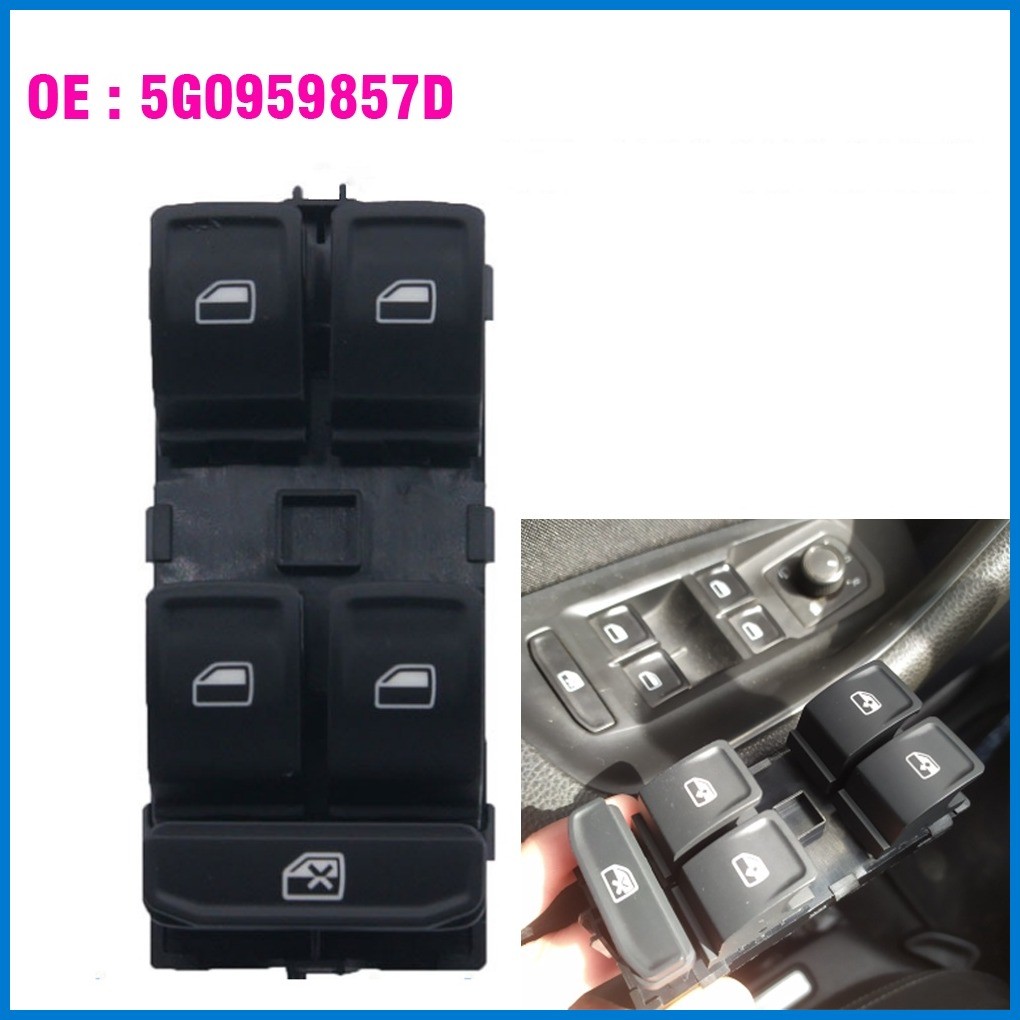 Power Window Switch Control Button 5G0959857D For VW Golf MK7 Passat B8 ...