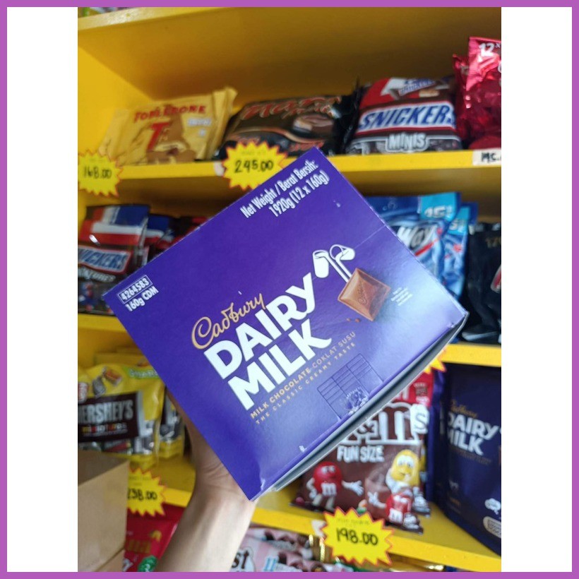 Cadbury Dairy Milk 160g box | Shopee Philippines