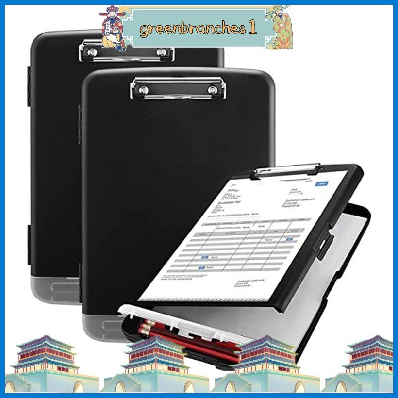 2Pack Clipboard with Storage A4 Size Nursing Clipboards Heavy Duty ...