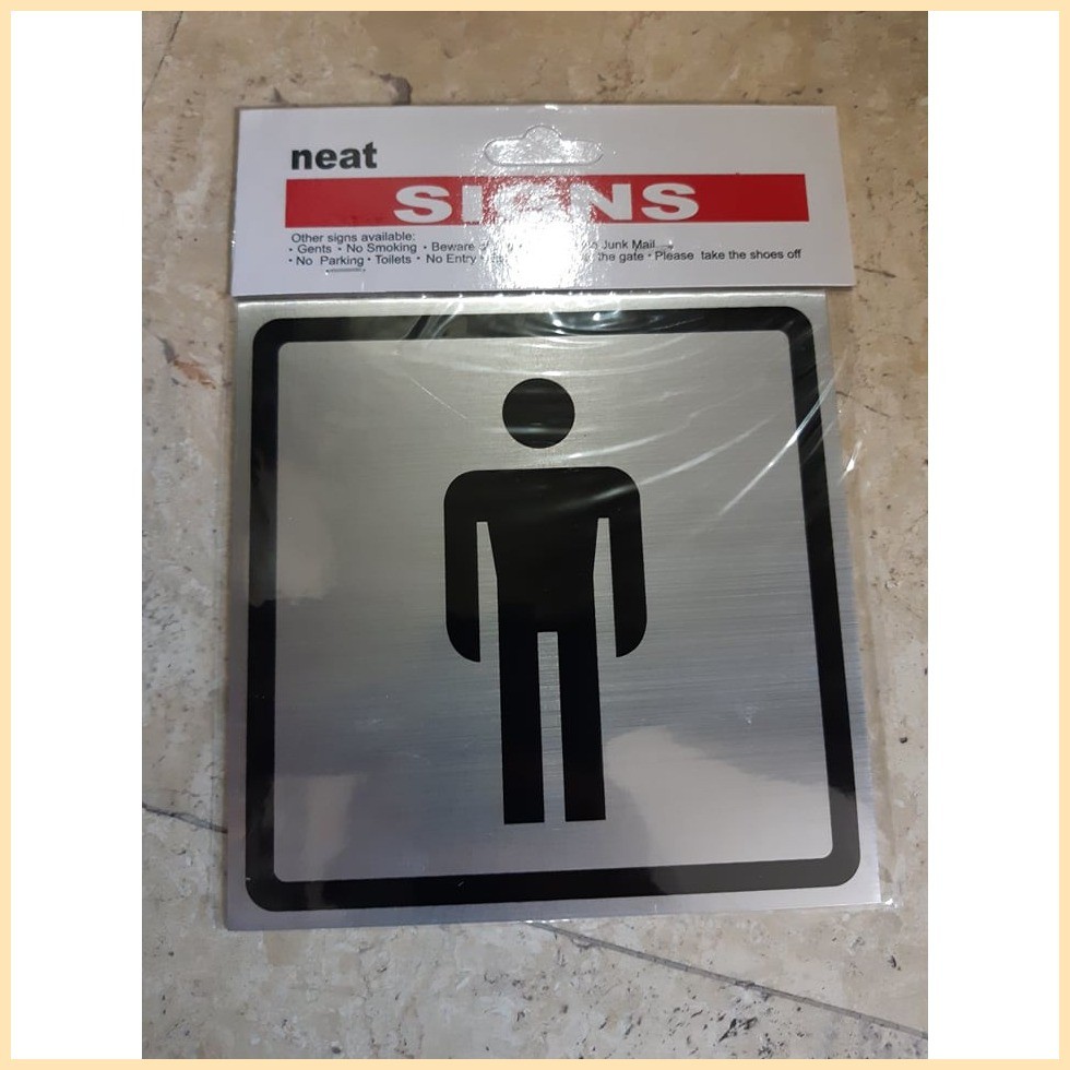Bathroom Signage Male / Female / PWD Wheelchair Comfort Room Sign ...