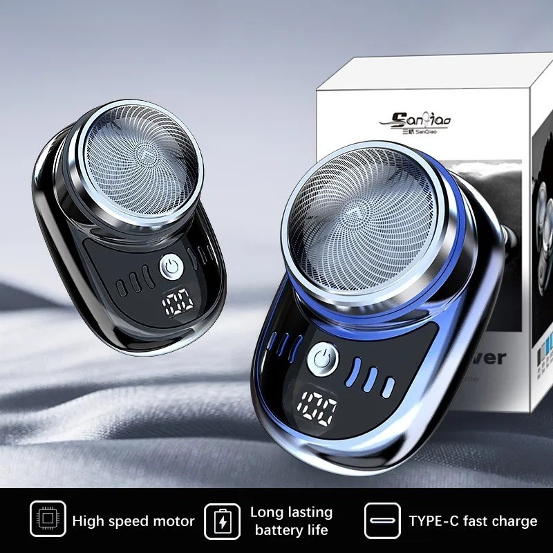 LinJn Electric Shaver For Men Vehicle Mounted Shaver With Digital ...