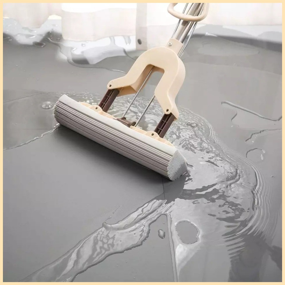 Floor Mop Sponge Mop Twist The Water Mop Nozzle Self-squeezing Home ...