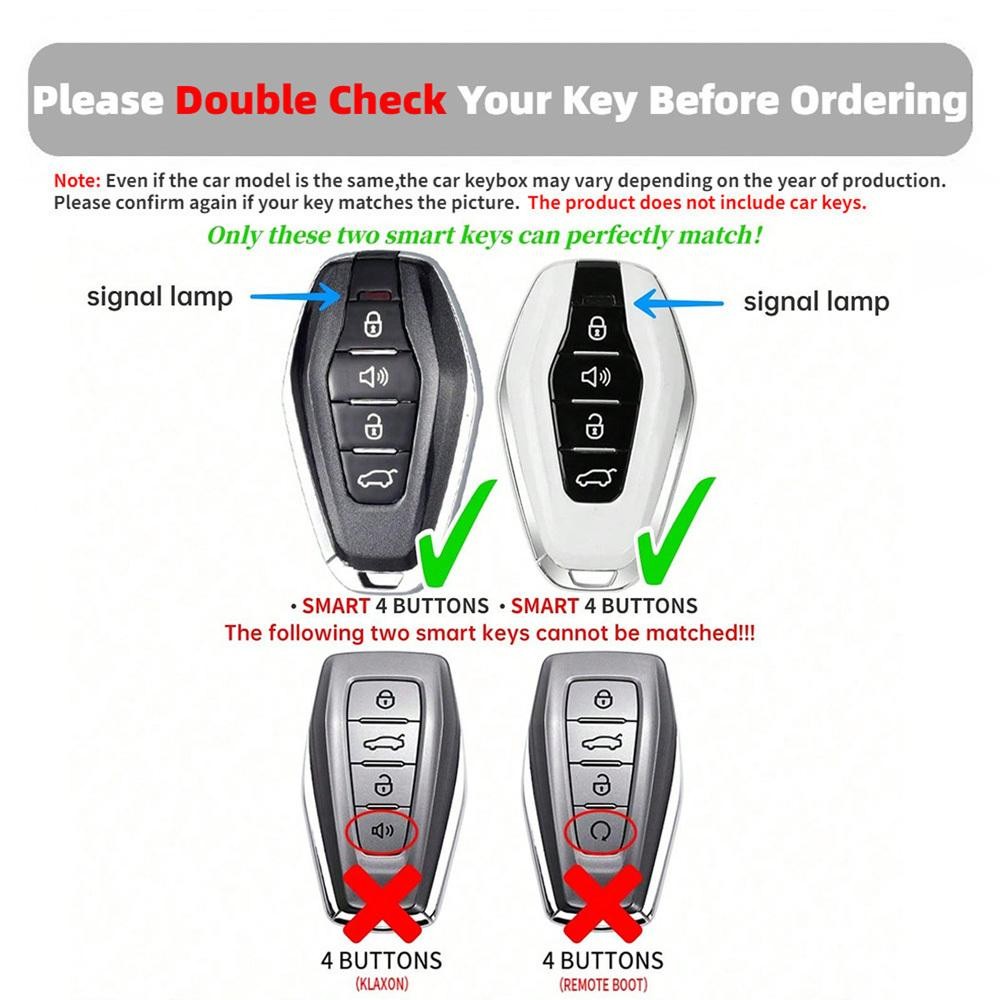 Practical TPU Car Smart Key Cover, Fit for Chery JETOUR X70 X70 Plus ...