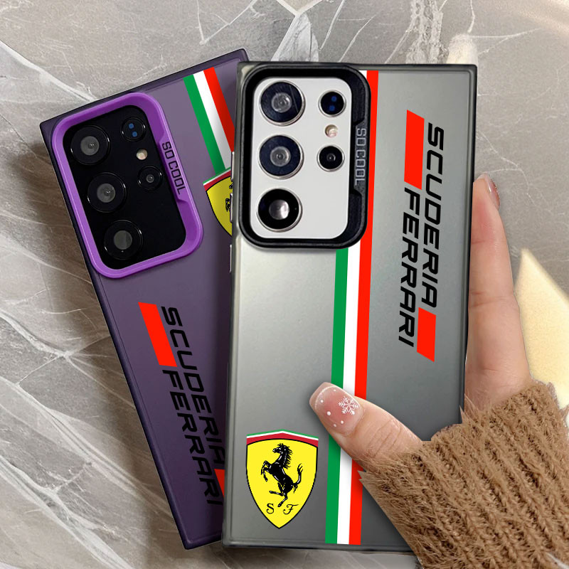 Luxury Ferraris Sports Car Logo Luxury Phone Casing for Samsung S25 ...