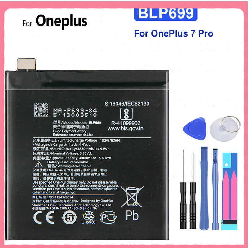 BLP699 4000mAh replacement battery For OnePlus 7 Pro | Shopee Philippines