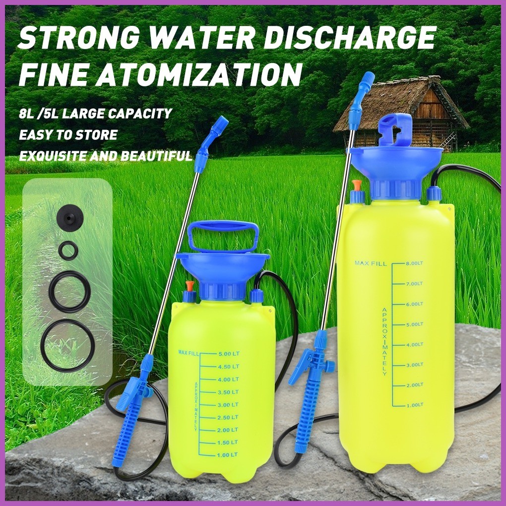 ¤ 5L/8L Pressure Sprayer Agriculture Compressed Air Spray Garden ...