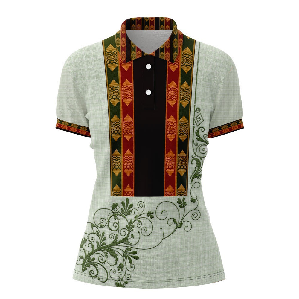 2025 Asean Attire For Women Philippines Uniform Polo Shirt Full ...