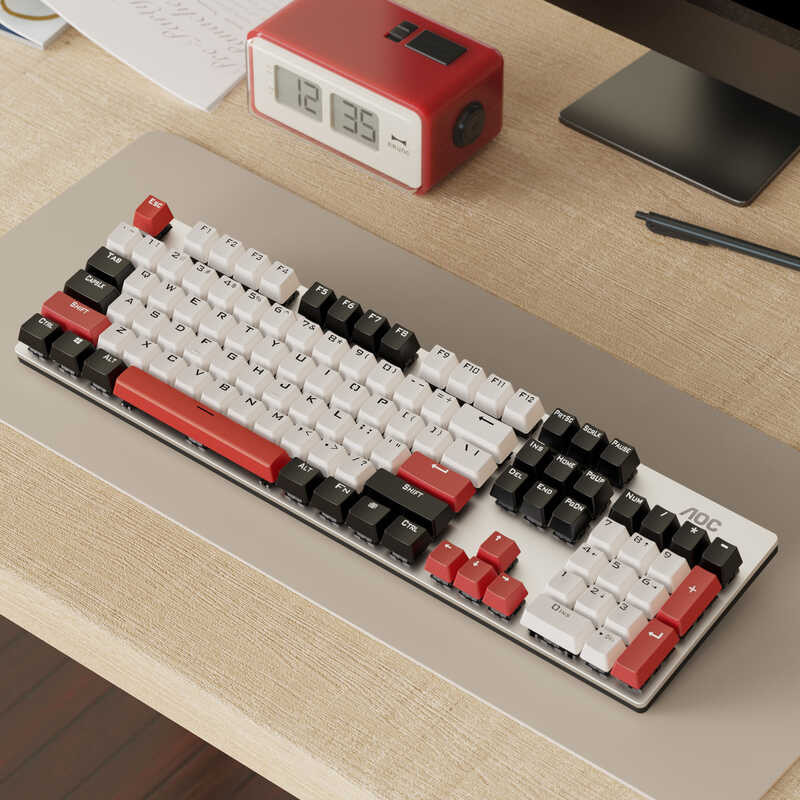 Gk410 Real Mechanical Keyboard, Green Axis, Black Axis, Tea Axis, Red ...