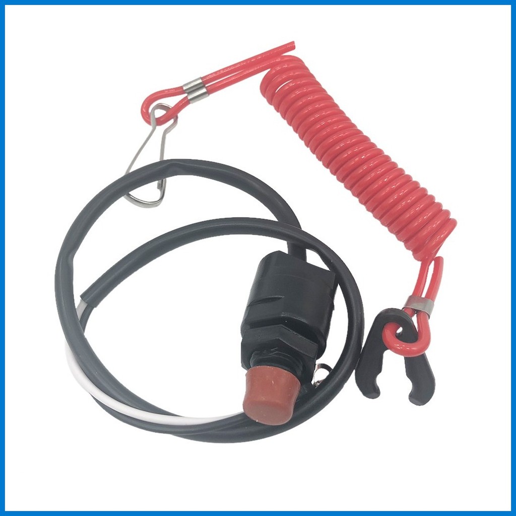 Universal Boat Outboard Engine Stop Kill Switch with Tether Cord ...