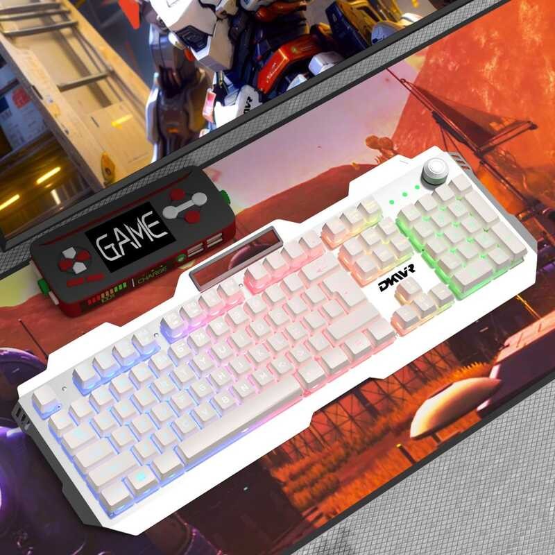 Set Backlight Gaming Desktop Laptop Esports Mechanical Touch USB ...