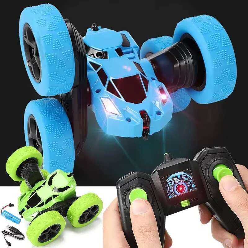A Stunt Children Double Sided Flip Remote Control 360 Rotation With ...