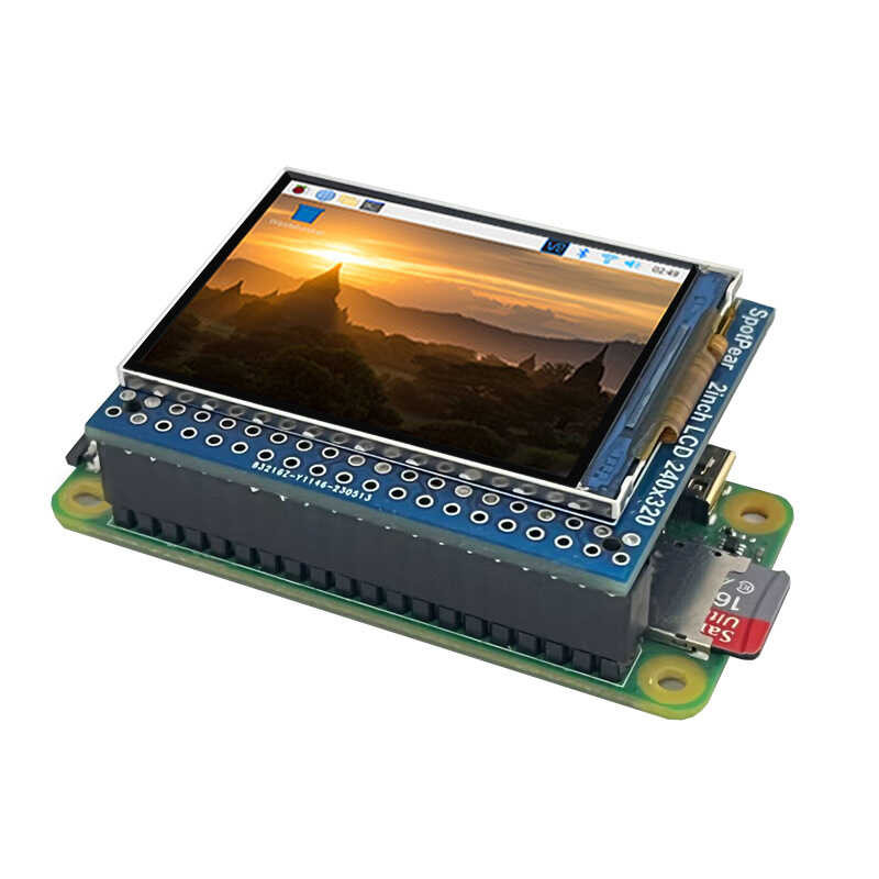 Raspberry Pi 2-inch LCD display GPIO interface IPS 240 × 320 onboard ...