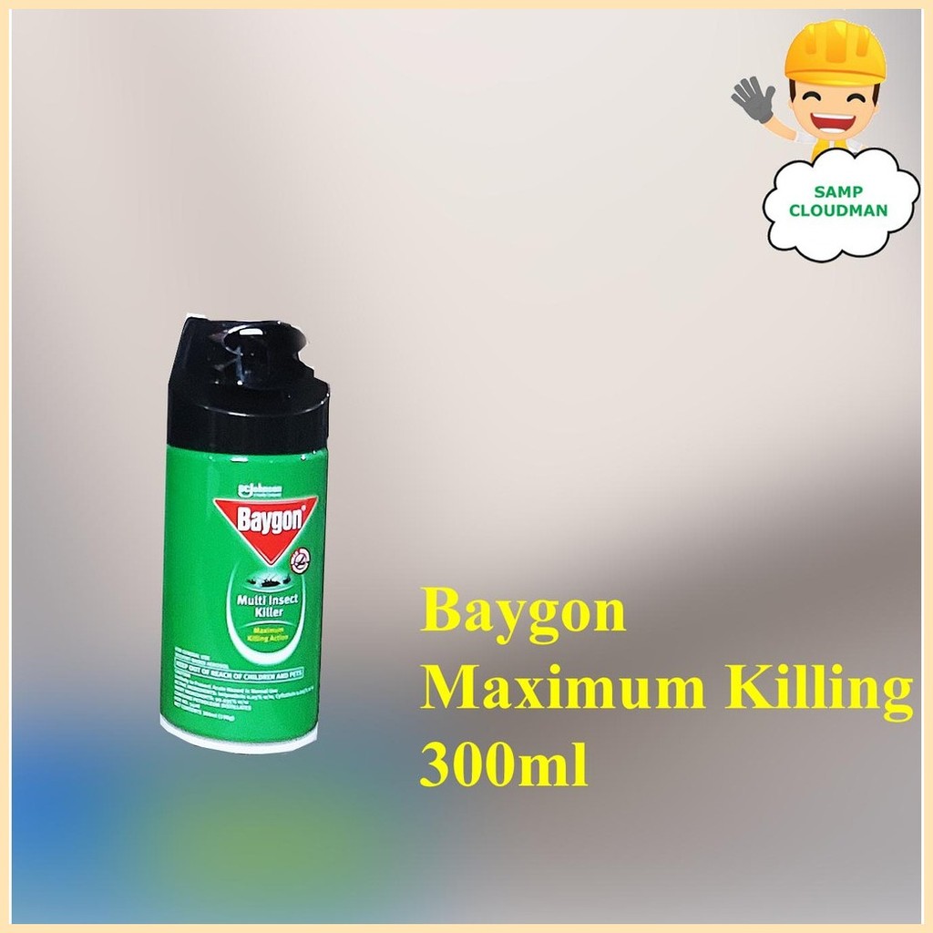 Baygon Multi-Insect Aerosol Spray 300ml or 500ml Mosquito, Cockroach ...