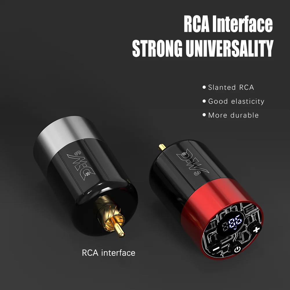 RCA Jump Start Tattoo Power Supply Finger Control Dot Work Wireless ...