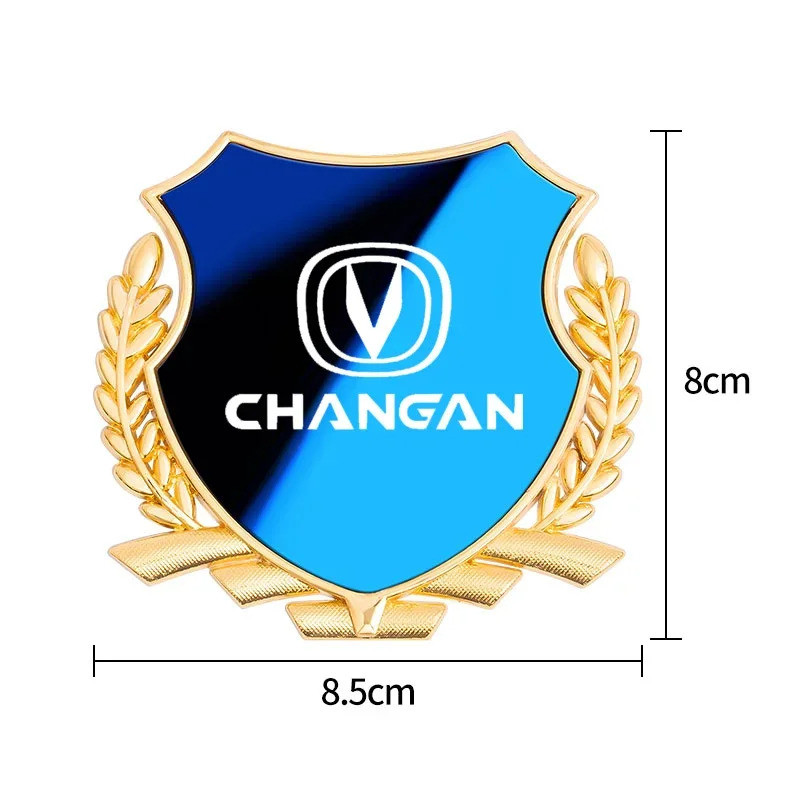 3D Metal Car Trunk Window Side Emblem Badge Decal Sticker For Changan ...