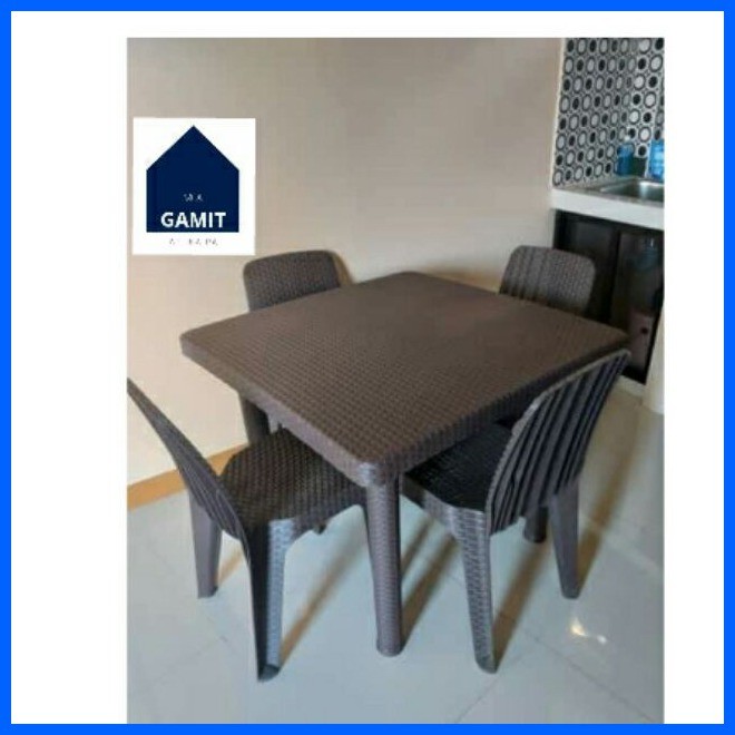 JOLLY - RATTAN DINING SET 4 SEATER ( FREE DELIVERY WITHIN METRO MANILA ...