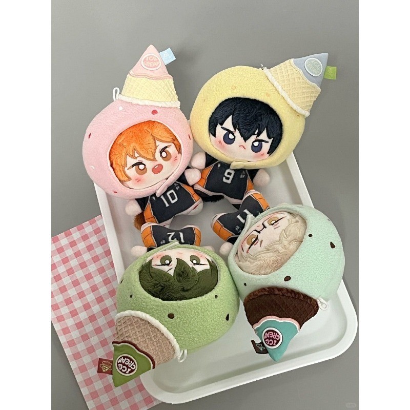 Haikyuu!! Fan-Made 10cm Printed Cotton Plush Doll Set – Tsukishima ...