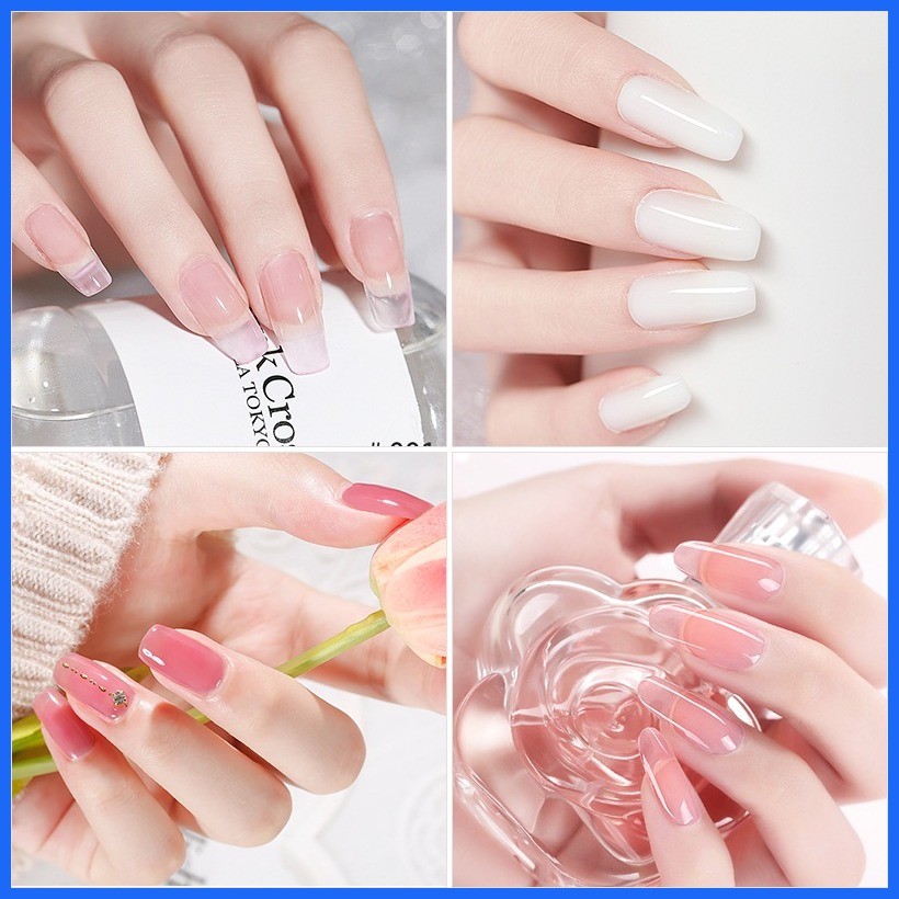 B&E 4PC/Set Crystal Extension Gel Set Fast Finger Builder Nail Art ...