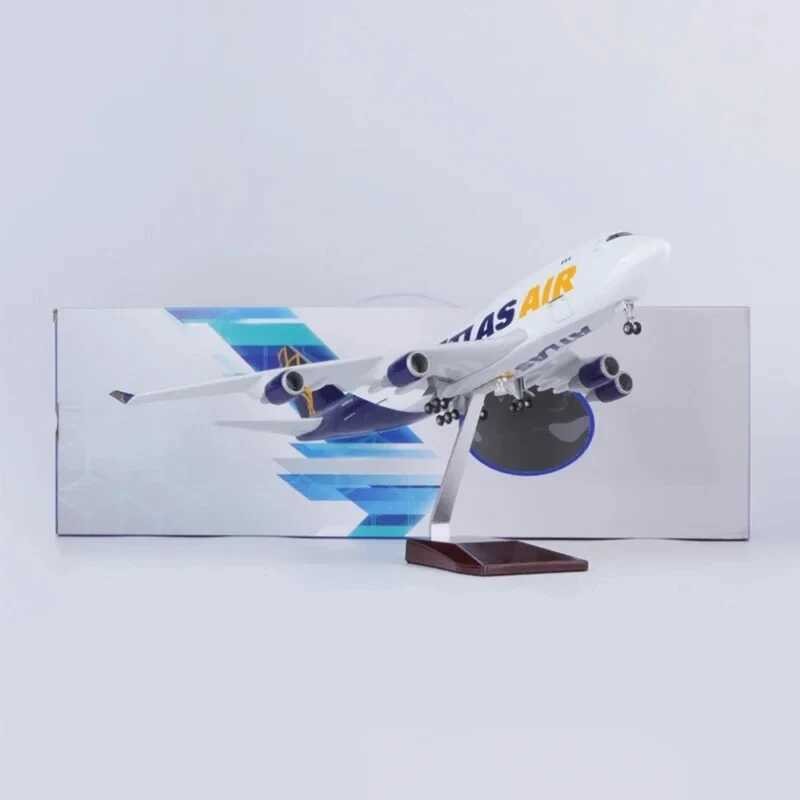 47CM 1:157 Scale B747-400 ATLAS AIR Aires Diecast Resin Plane Model ...