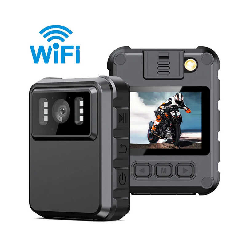 4K Mini Outdoor Law Enforcement Recorder WIFI Camera With Screen, High ...