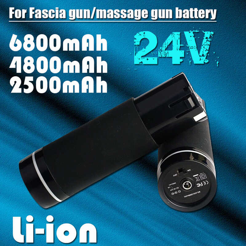 24V 2500/4800/ 6800Mah Rechargeable Battery For Replacement Massage Gun Fascia | Shopee Philippines