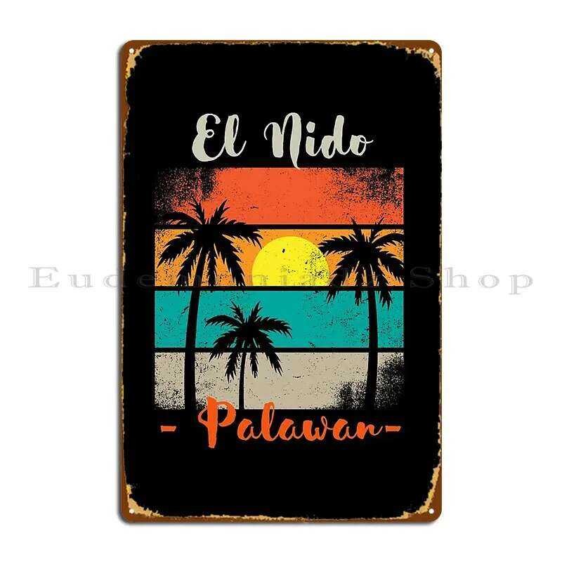 El Nido Palawan Philippines Design Metal Plaque Poster Designing Club ...
