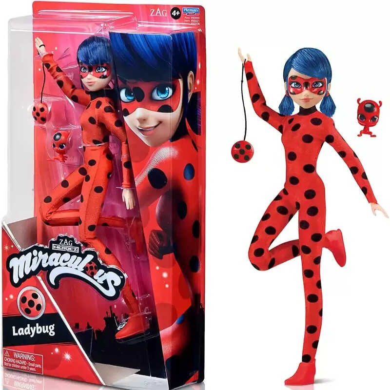 2024 New Miracle Girl Ladybug Reddy Black Cat Rolmaa Approximately 28cm ...