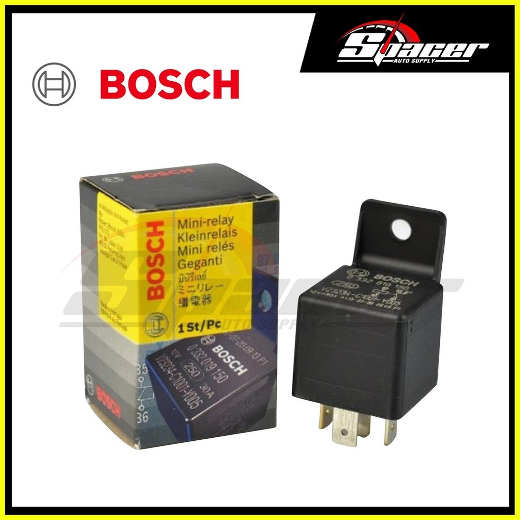 ☢ BOSCH RELAY 12V 30A 5 PIN Waterproof Car Relay Harness Heavy Duty 5 ...
